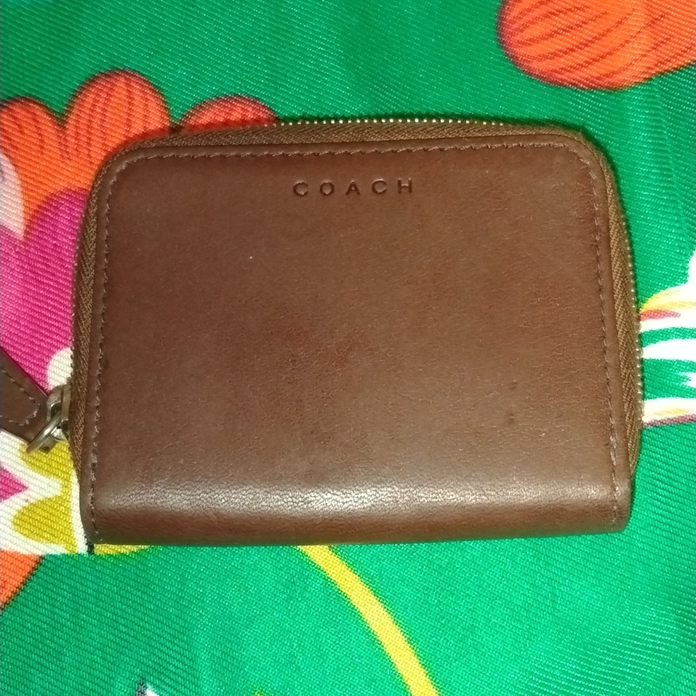 Vintage Coach Zip Wallet - Gem